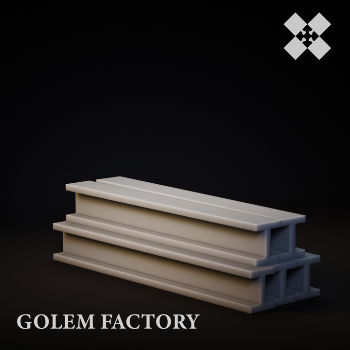3D Printable Golem Factory Scatter by Tilesmith